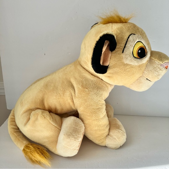 Disney | Toys | Disney Lion King Simba Cub Sitting 2 Plush Stuffed ...